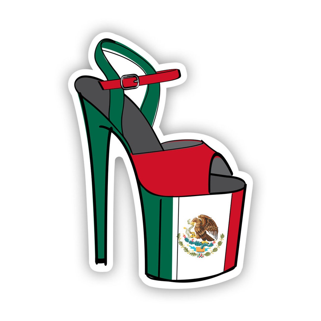 Mexican Pole Dancer Heels Sticker Decal American Made UV Protected ...