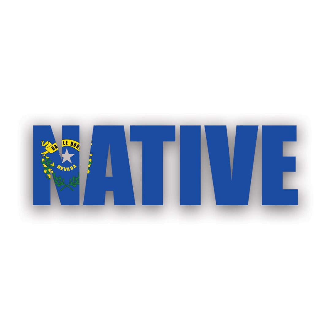 Nevada Native Sticker - Decal - American Made - UV Protected Nv Pride ...