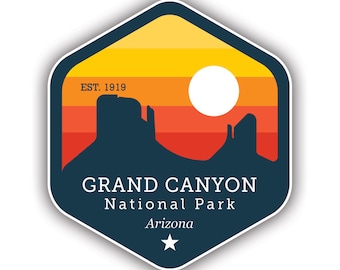 Grand Canyon National Park Sticker Multiple Sizes Bumper - Etsy