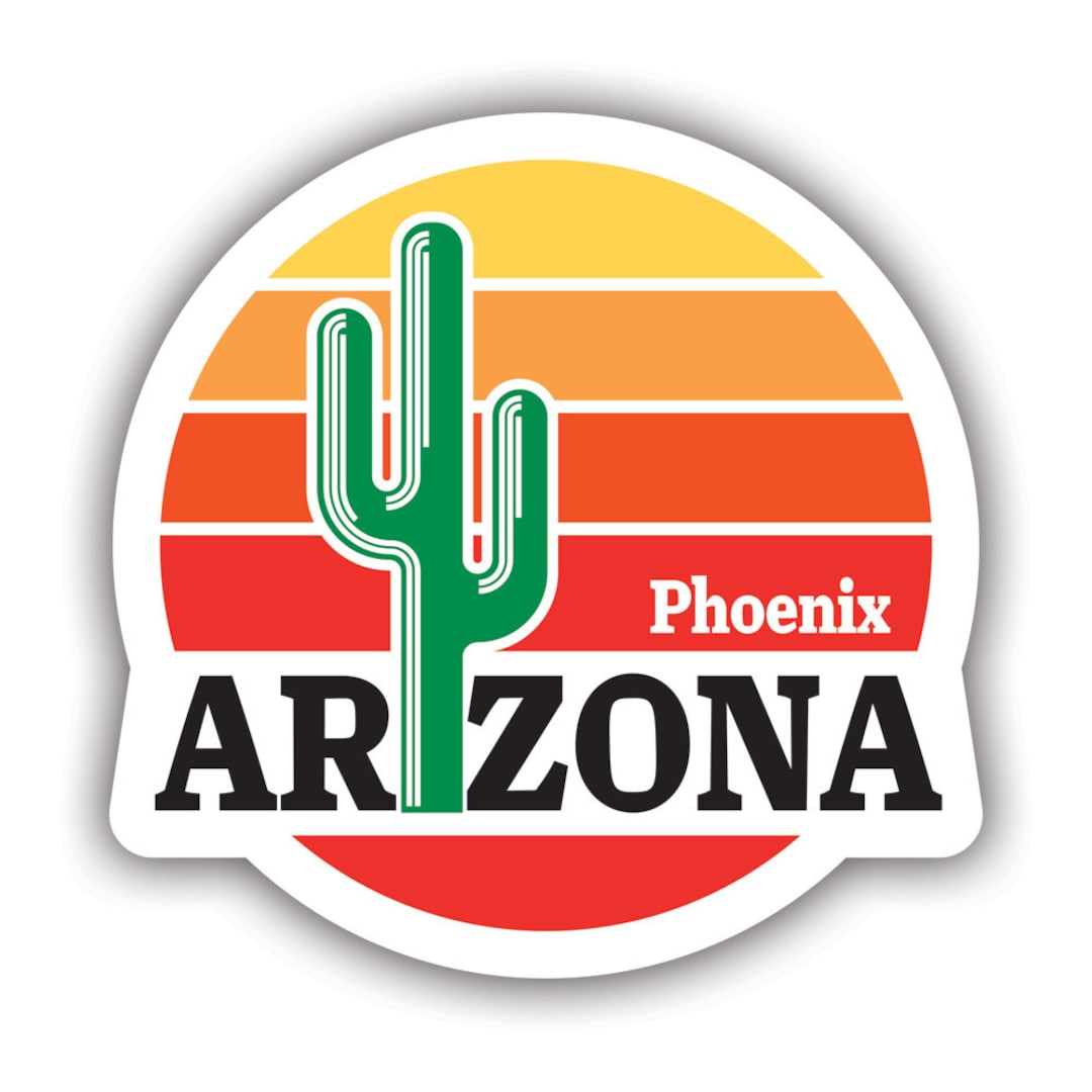 Phoenix Arizona Sticker Decal American Made UV Protected Travel Visit ...
