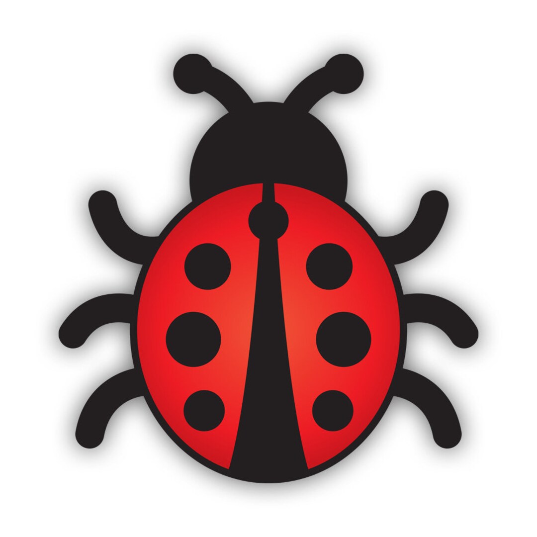 Lady Bug Sticker - Decal - American Made - UV Protected - Coccinellidae ...