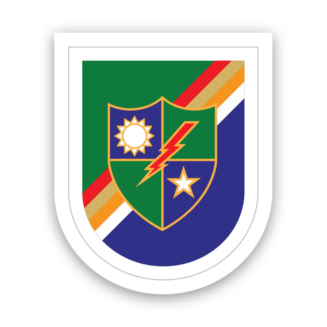 US Army 75th Ranger Regiment Beret Flash Sticker - Decal - American ...