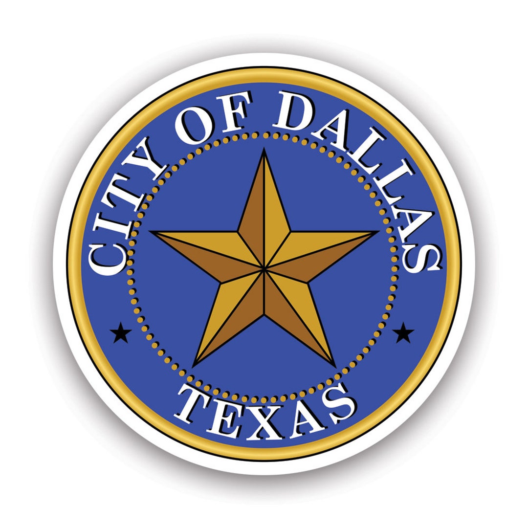 Seal of Dallas Sticker Decal American Made UV Protected City Dal Tx ...