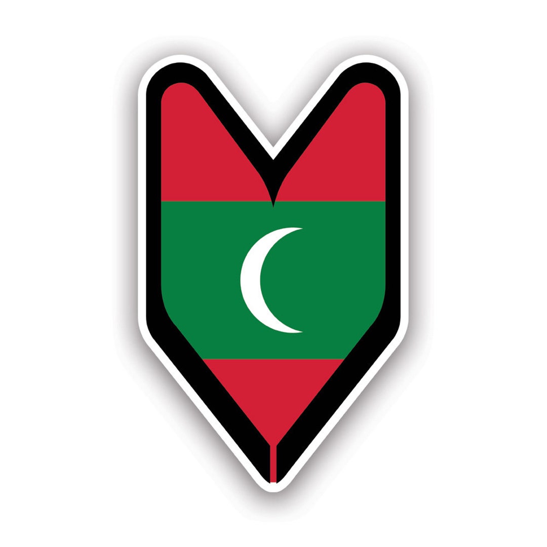 Maldivian Driver Badge Sticker - Decal - American Made - UV Protected ...