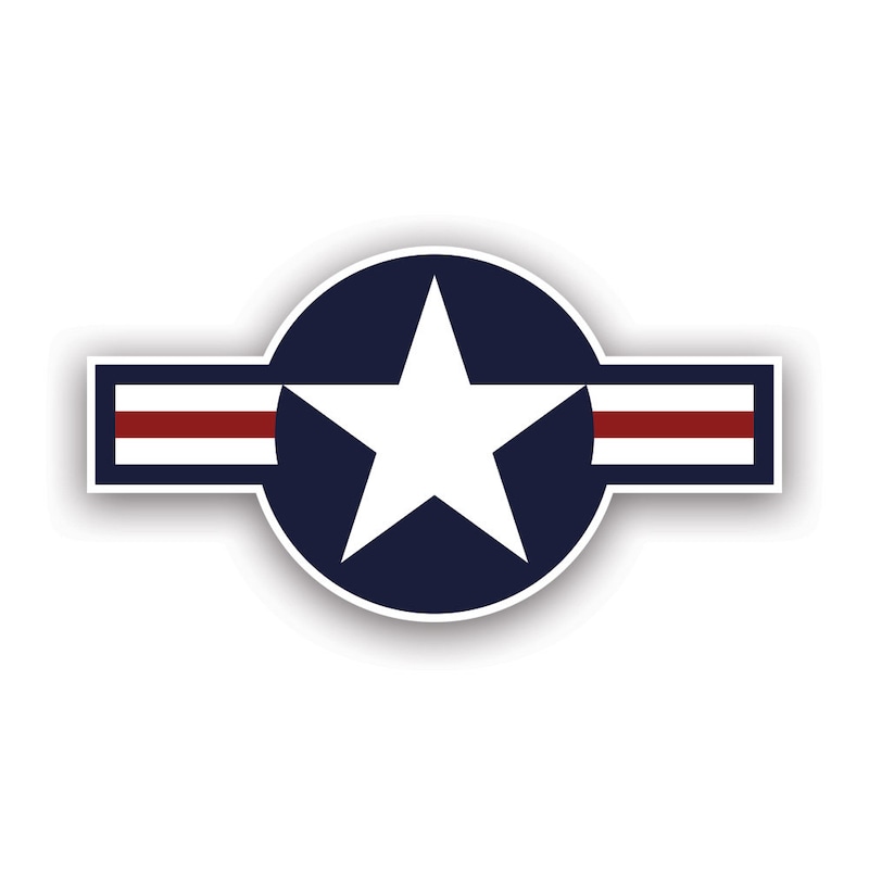 Usaf Roundel Stickers - Etsy