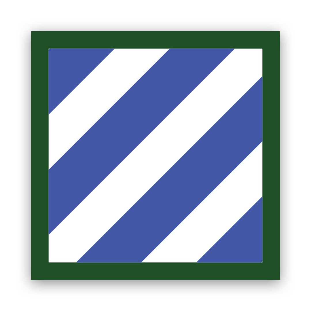 US Army 3rd Infantry Division Patch Sticker - Decal - American Made ...
