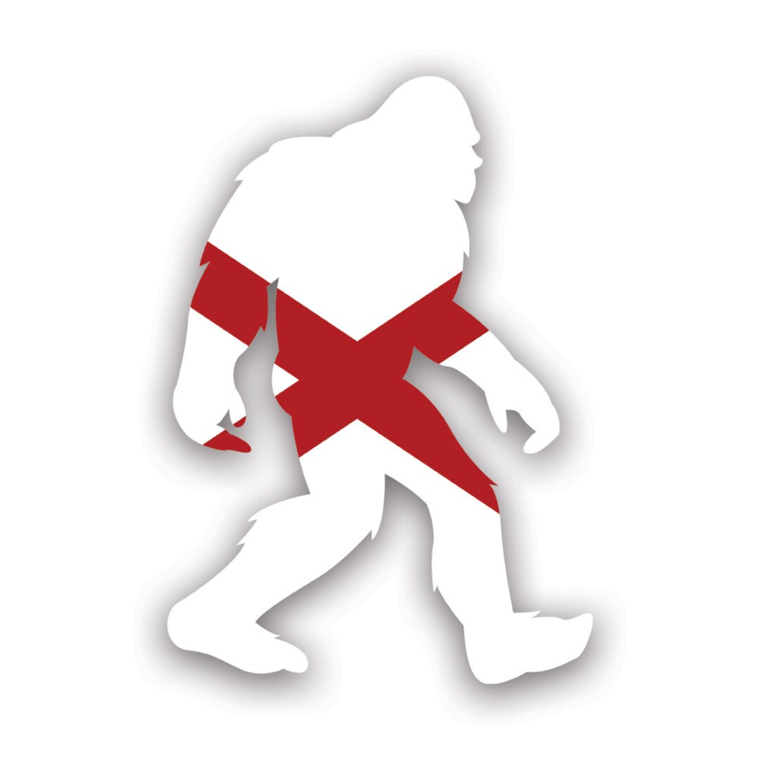 Alabama Bigfoot Sticker - Decal - American Made - UV Protected Al Big ...