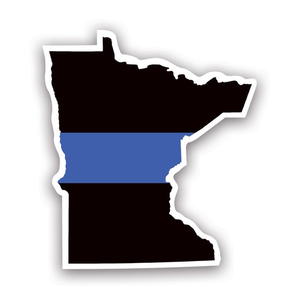 Thin Blue Line Sticker - Etsy
