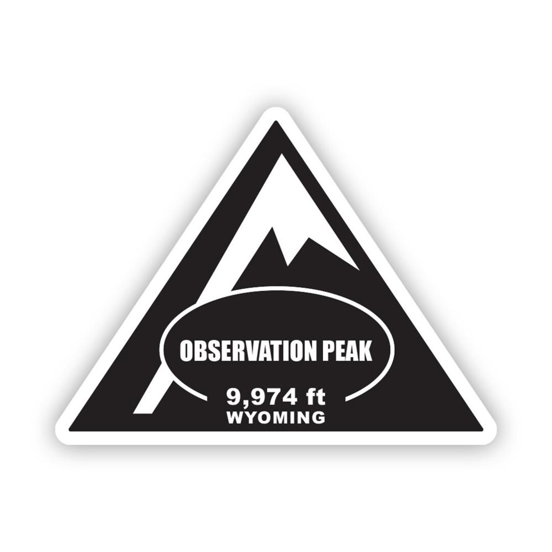 Observation Peak Sticker - Decal - American Made - UV Protected ...