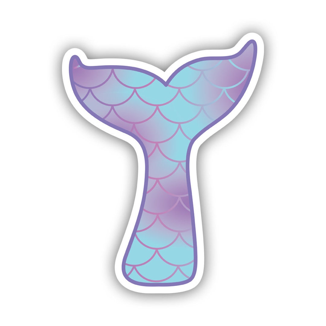 Mermaid Tail Sticker - Decal - American Made - UV Protected Magical ...