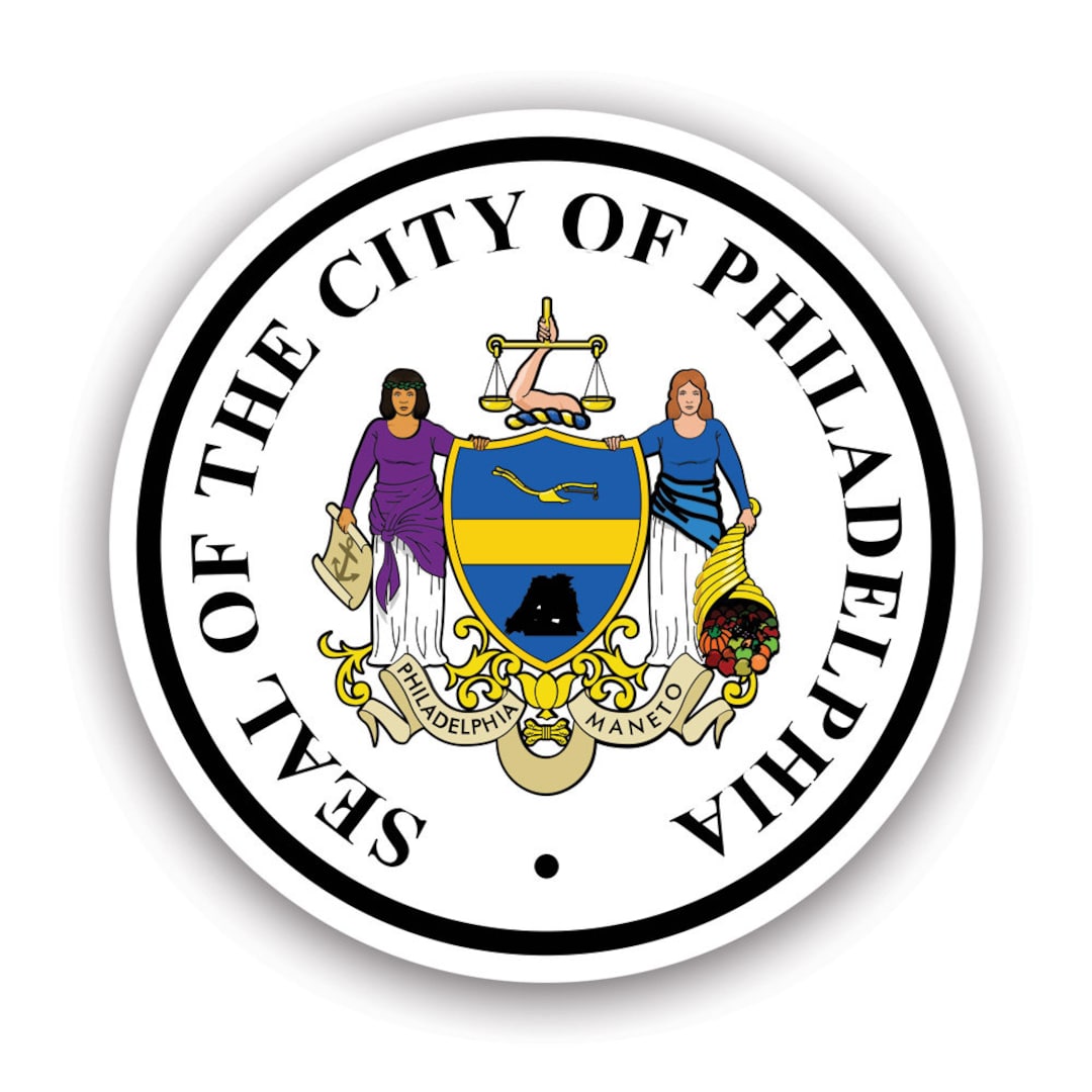 Seal of Philadelphia Sticker Decal American Made UV Protected City Phl ...
