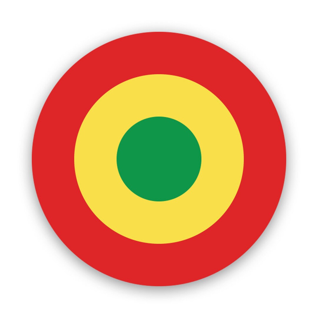 Congolese Air Force Roundel Sticker - Decal - American Made - UV ...