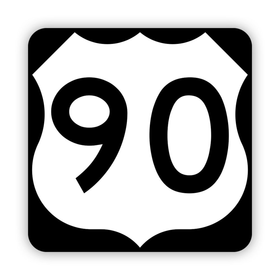 Florida US Route 90 Sticker - Decal - American Made - UV Protected ...