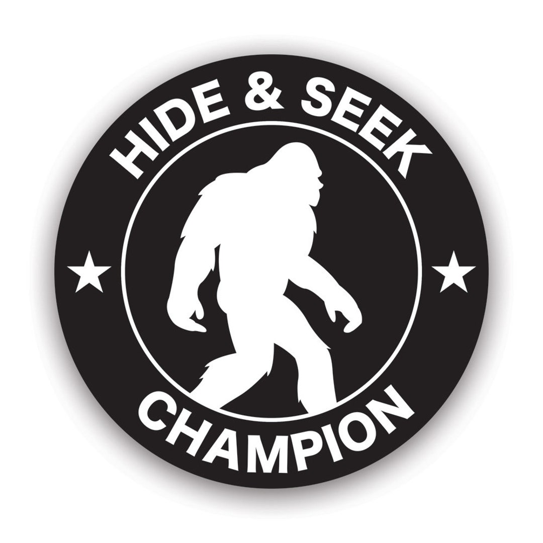 Sasquatch Hide and Seek Champion Sticker - Decal - American Made - UV ...