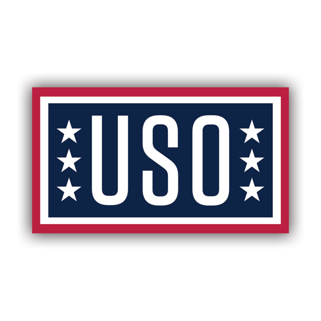 USO Sticker - Decal - American Made - UV Protected United Service ...