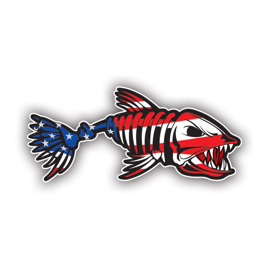 USA Bonefish Sticker - Decal - American Made - UV Protected - American ...