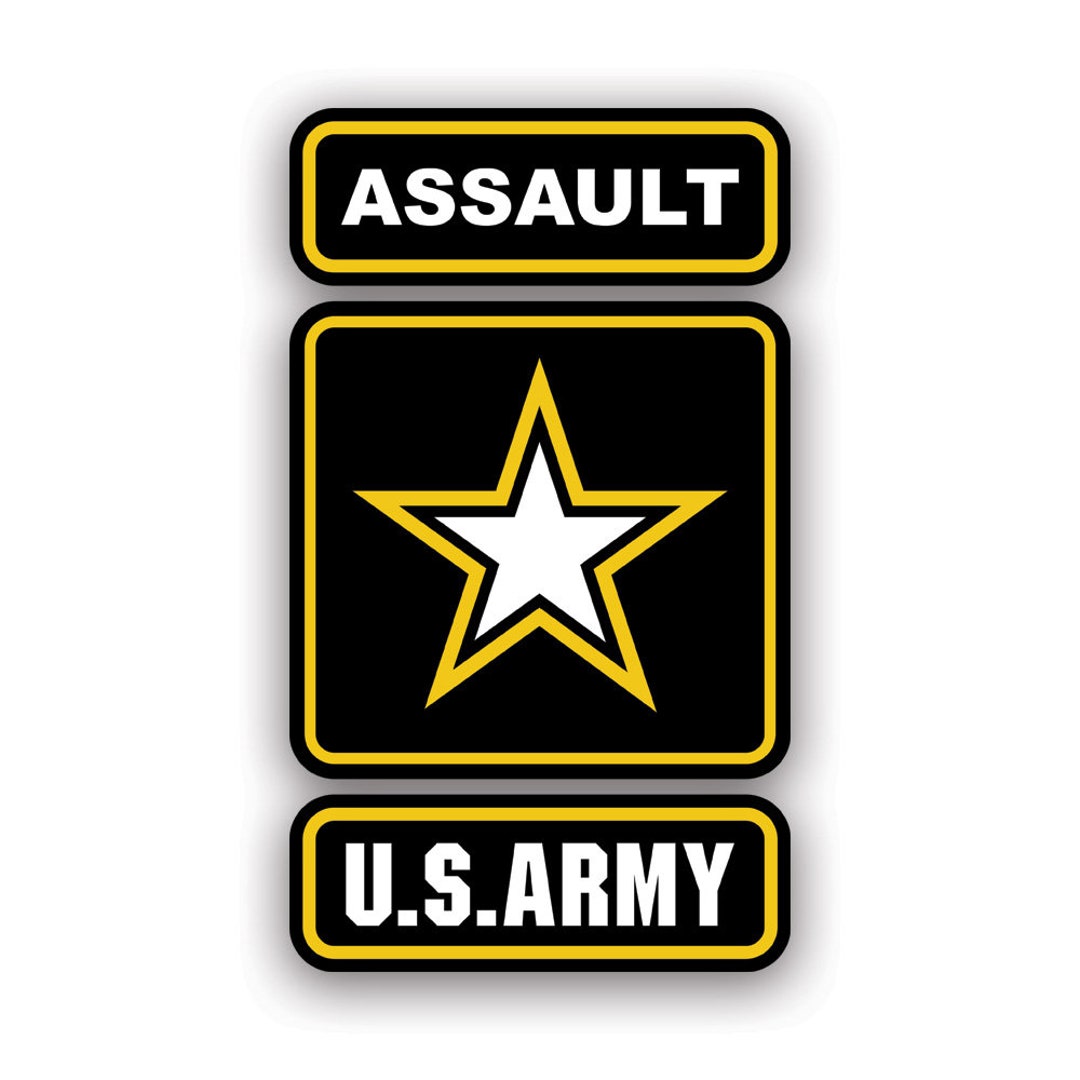 Army Assault Sticker - Decal - American Made - UV Protected U.s. Us U S ...