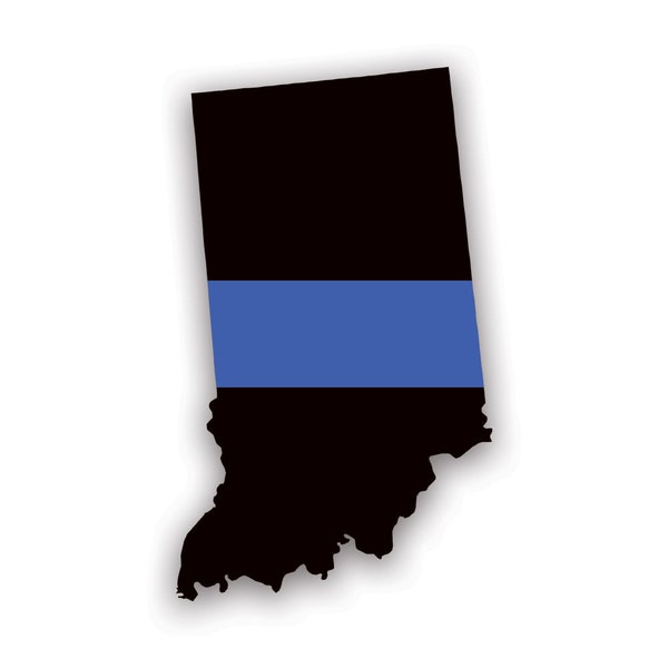 Indiana State Police Decal - Etsy