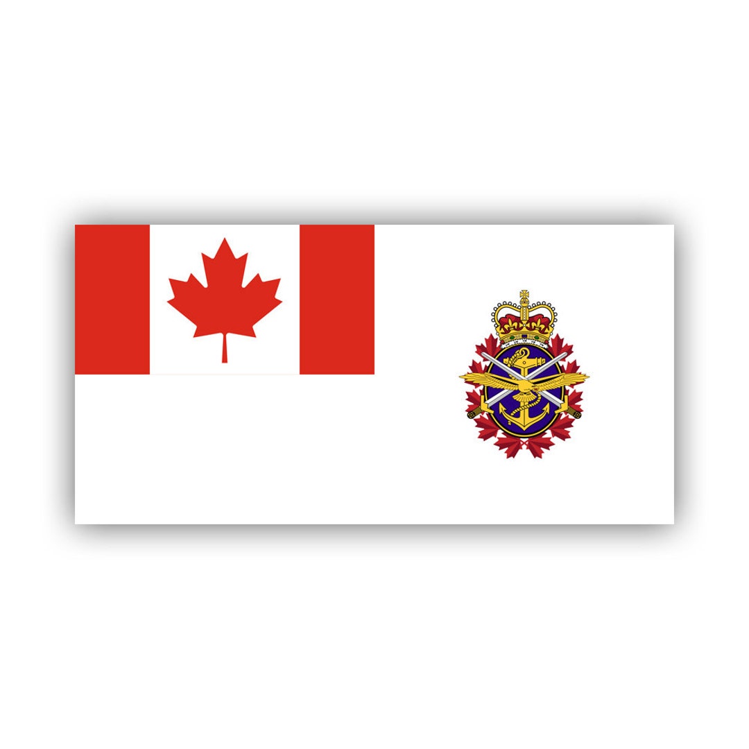 Canadian Armed Forces Flag Sticker Decal American Made UV Protected Caf ...