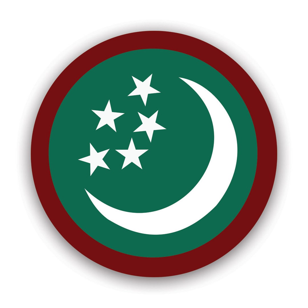 Turkmenistan Air Force and Air Defense Force Roundel Sticker - Decal ...