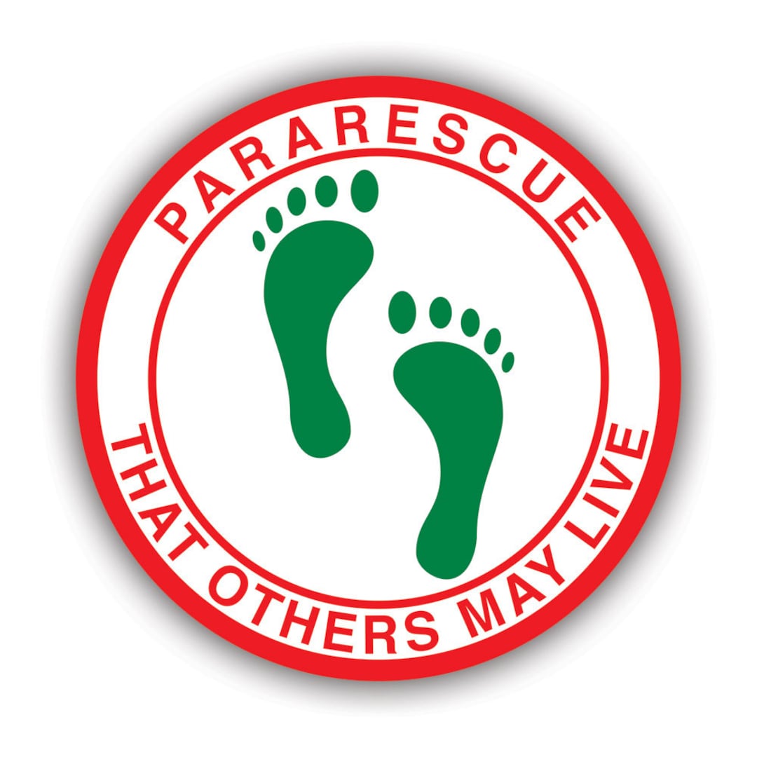 Pararescue Giant Green Feet Sticker - Decal - American Made - UV ...