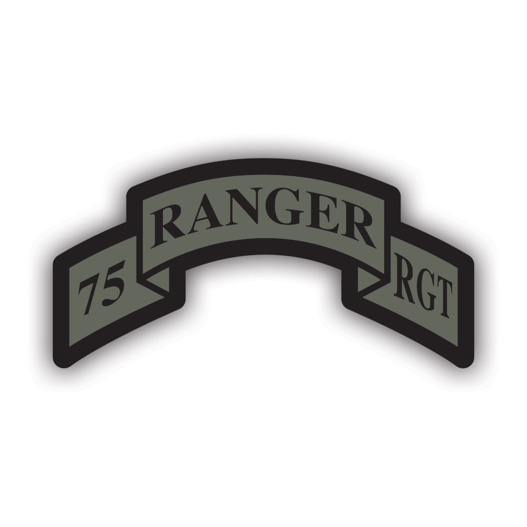 Subdued 75th Ranger Regiment Sticker - Decal - American Made - UV ...