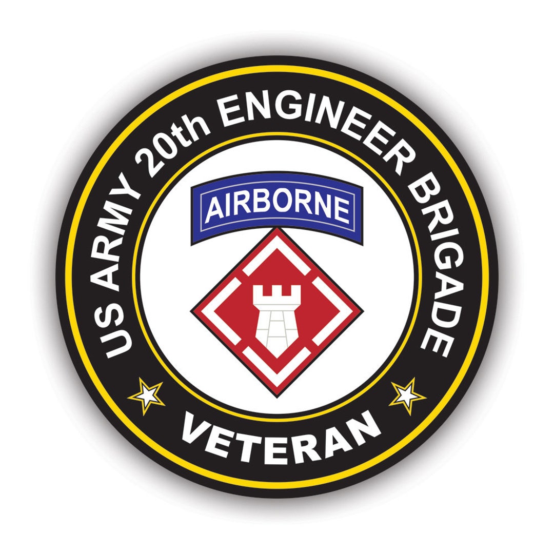 20th Engineer Brigade Veteran Sticker - Decal - American Made - UV ...