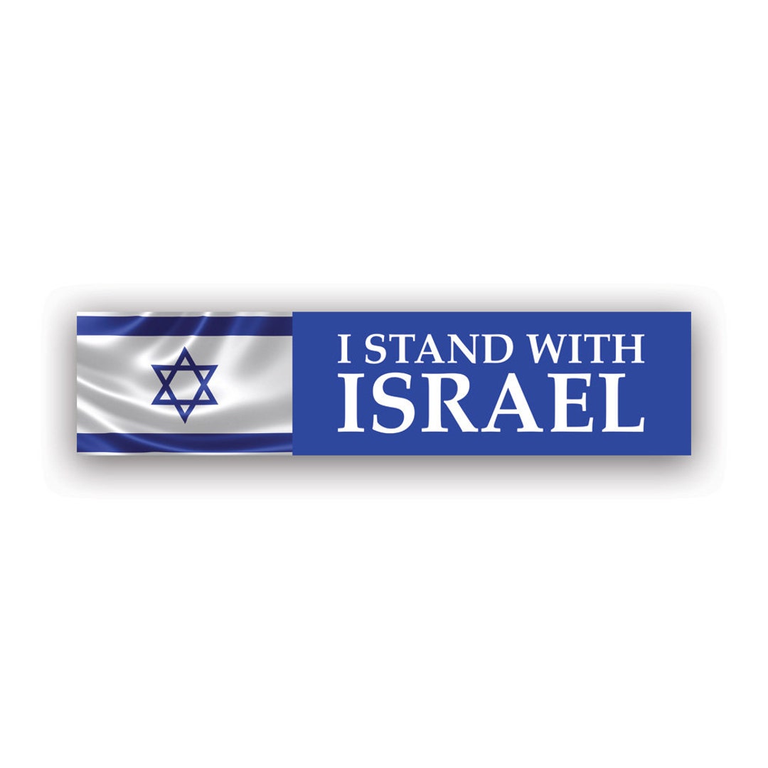 I Stand With Israel Sticker - Decal - American Made - UV Protected ...