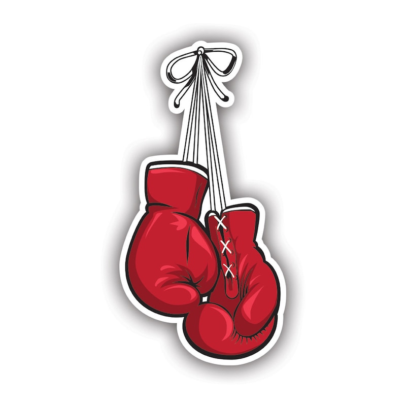 Boxing Gloves Decal - Etsy