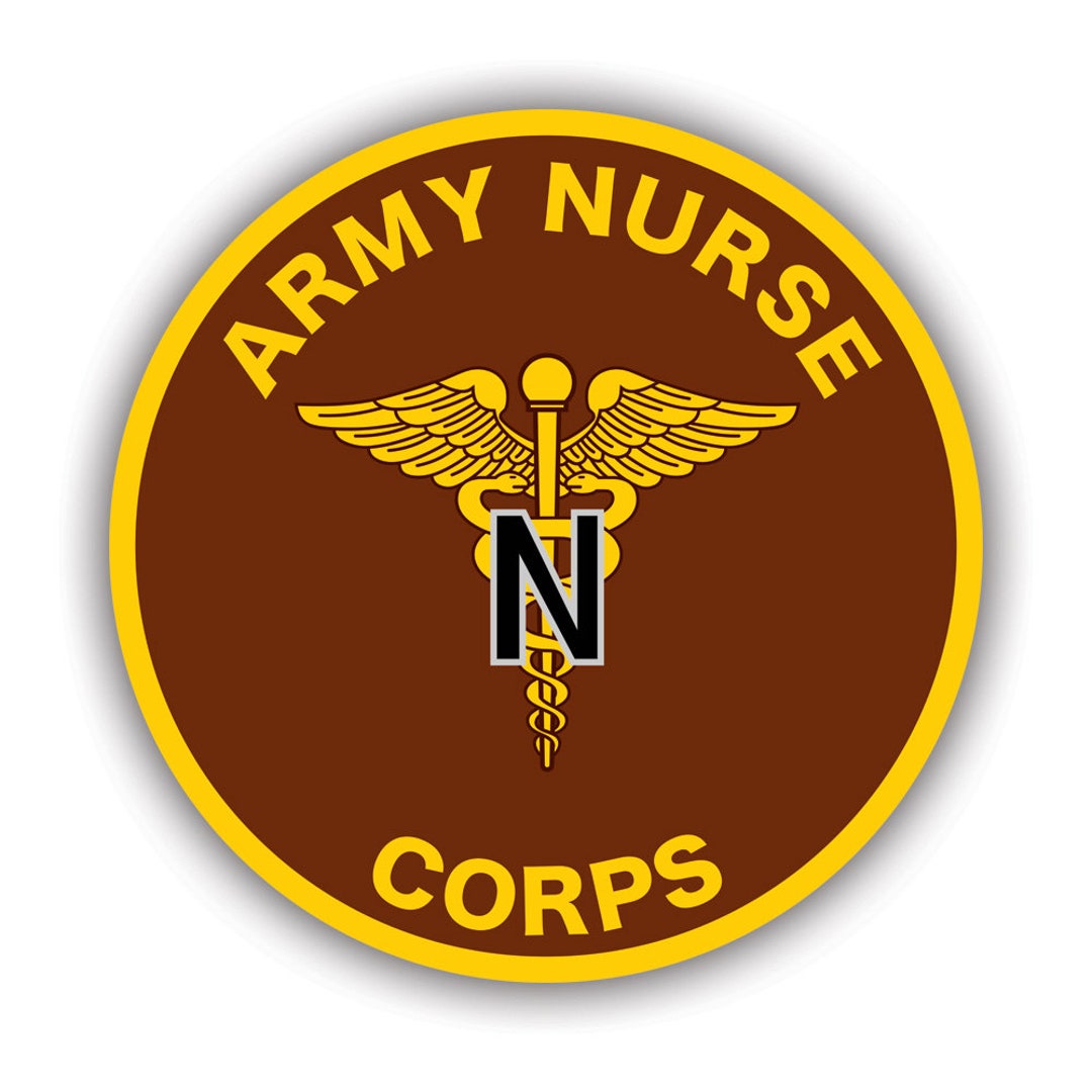 Army Nurse Corps Seal Sticker - Decal - American Made - UV Protected ...