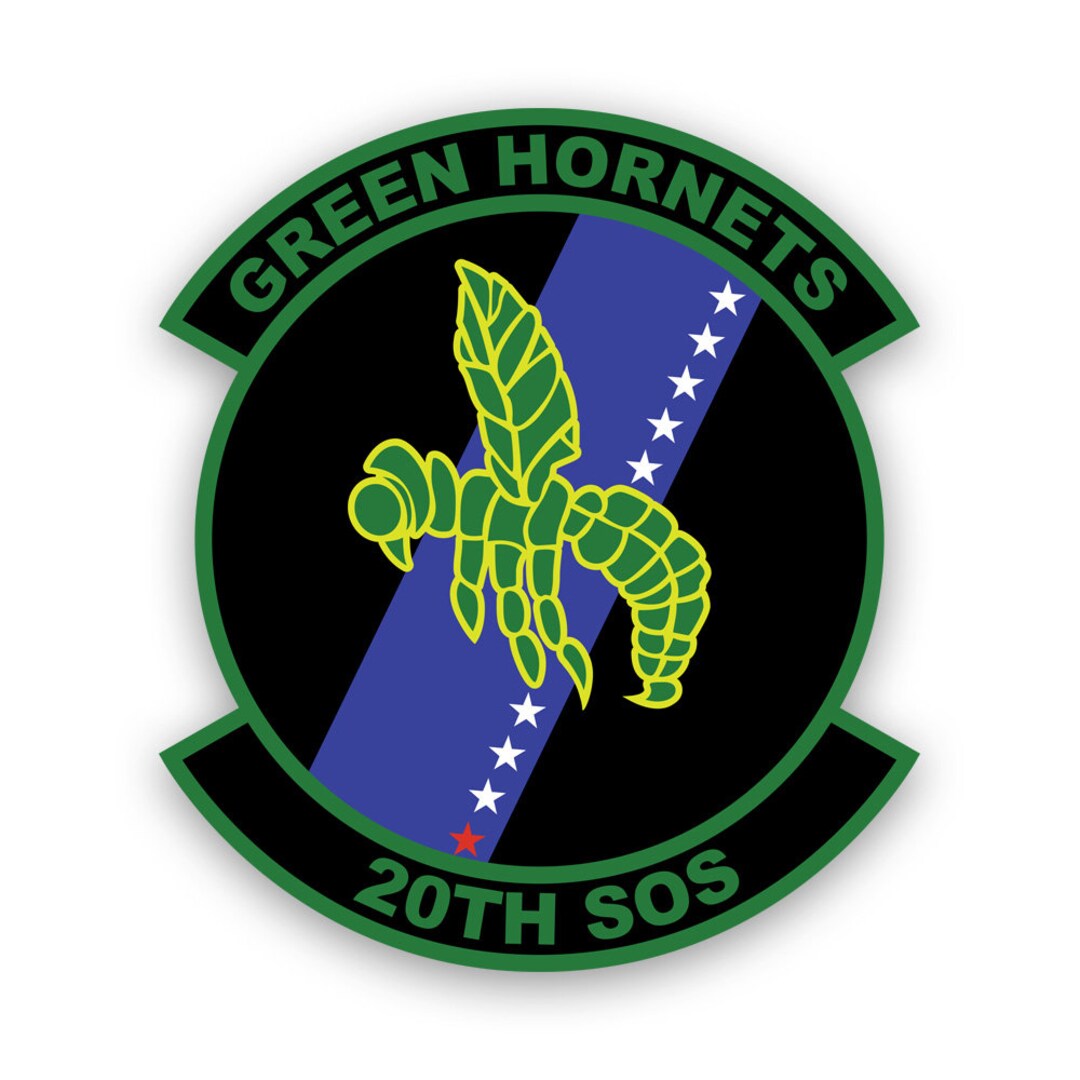 20th SOS Green Hornets Insignia Sticker Decal American - Etsy