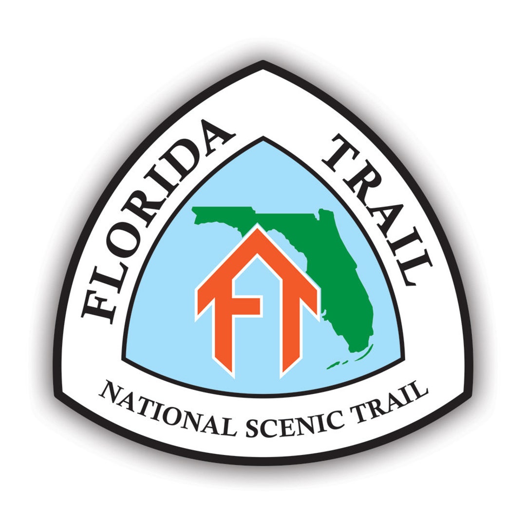 Florida Trail National Scenic Sign Sticker - Decal - American Made - UV ...