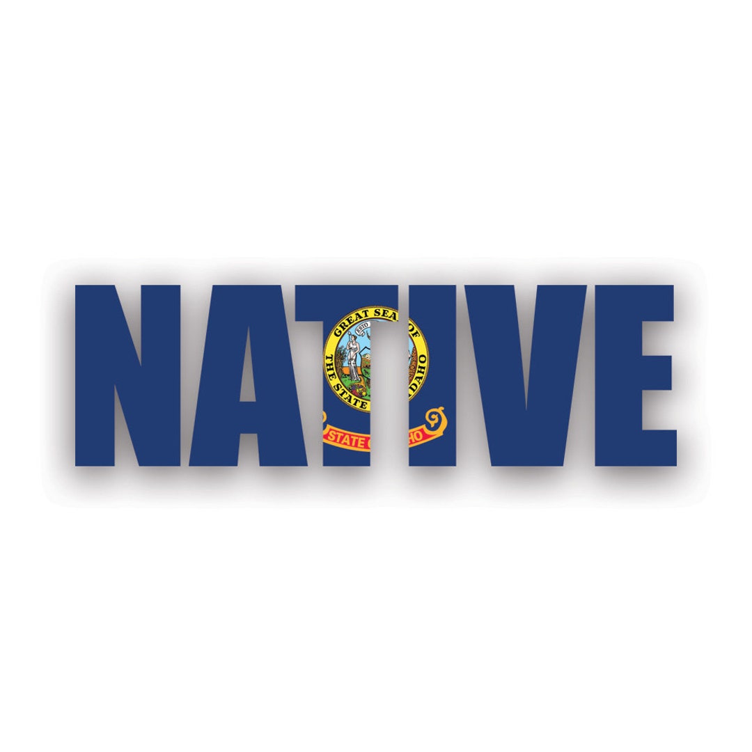 Idaho Native Sticker Decal American Made UV Protected Id Pride Raised ...