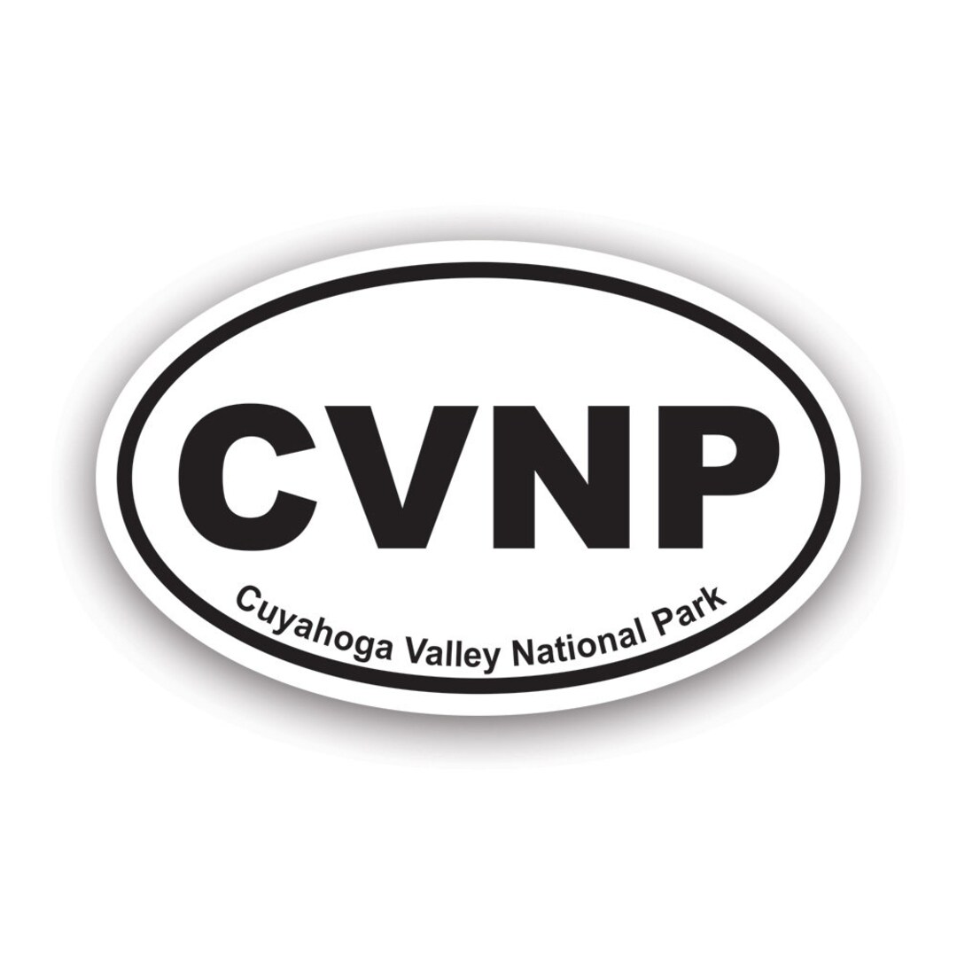 Cuyahoga Valley National Park Oval Sticker - Decal - American Made - UV ...