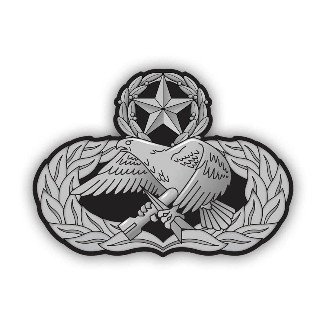 Master Maintenance Badge Wings Sticker - Decal - American Made - UV ...