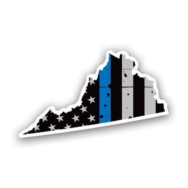 Virginia State Police Decal - Etsy