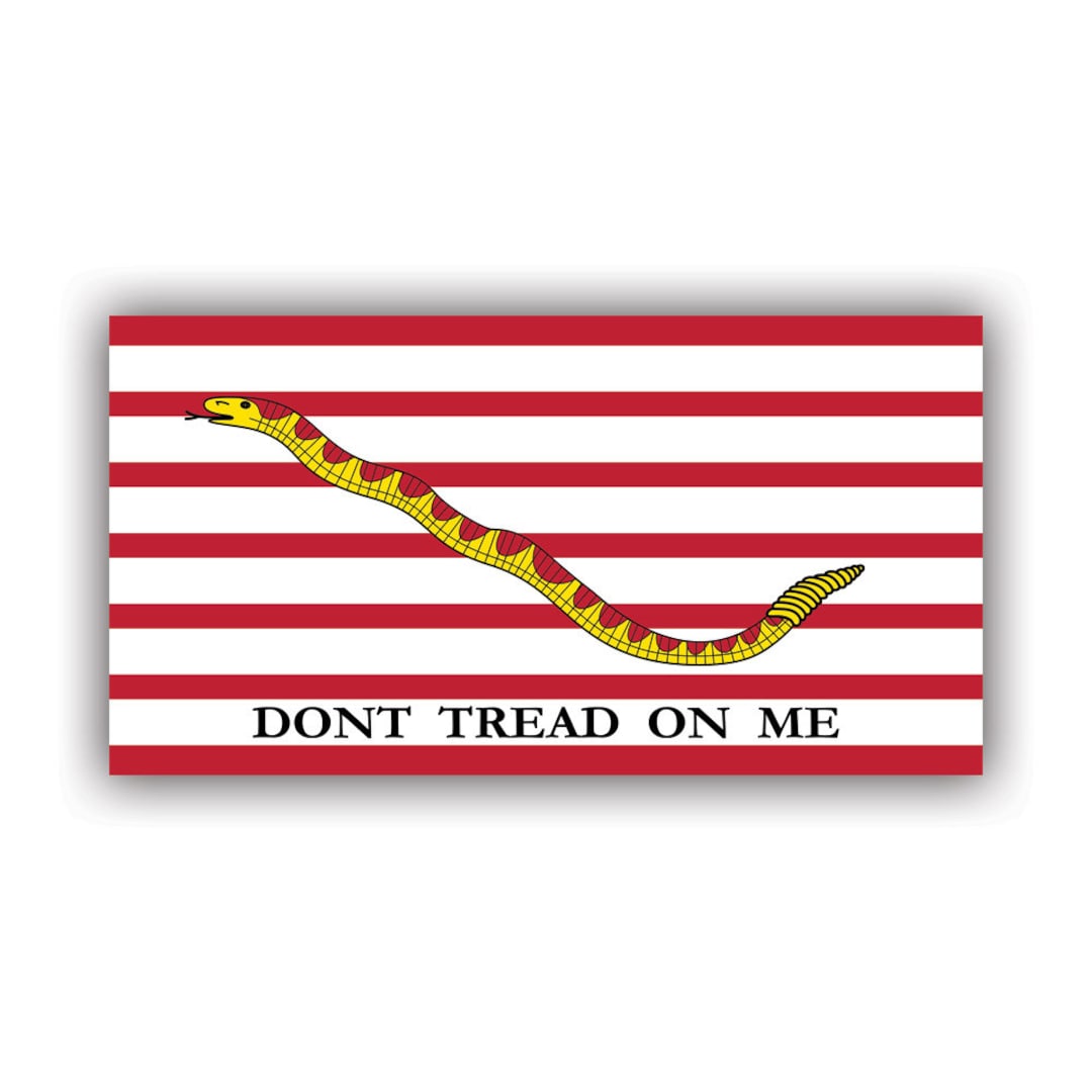 Navy Jack Flag Sticker Decal American Made UV Protected Naval Jack Dont ...