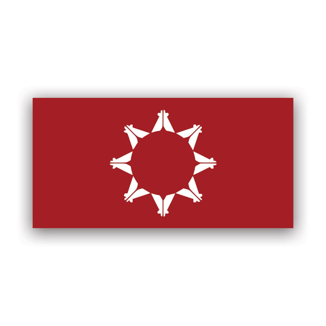 Oglala Sioux Nation Flag Sticker - Decal - American Made - UV Protected ...