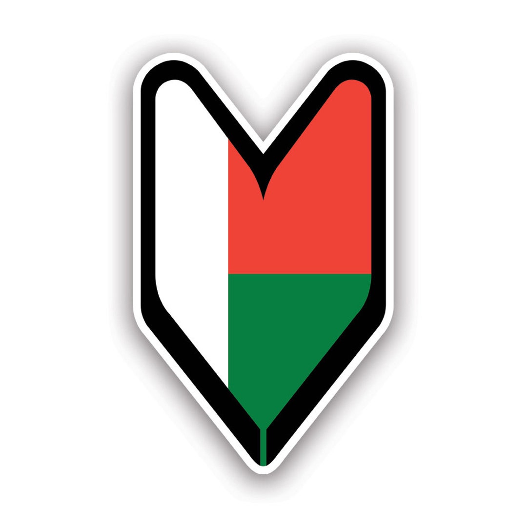 Malagasy Driver Badge Sticker - Decal - American Made - UV Protected ...