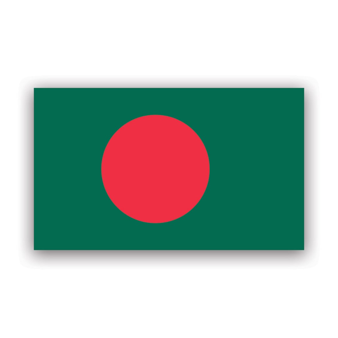 Bangladeshi Flag Sticker - Decal - American Made - UV Protected ...