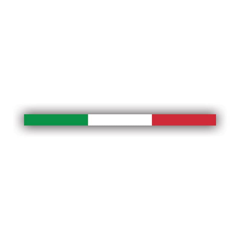 Thin Italian Flag Stripe Sticker - Decal - American Made - UV Protected ...
