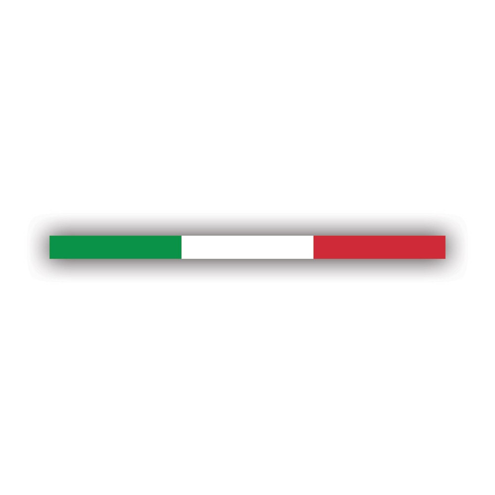 Thin Italian Flag Stripe Sticker - Decal - American Made - UV Protected ...