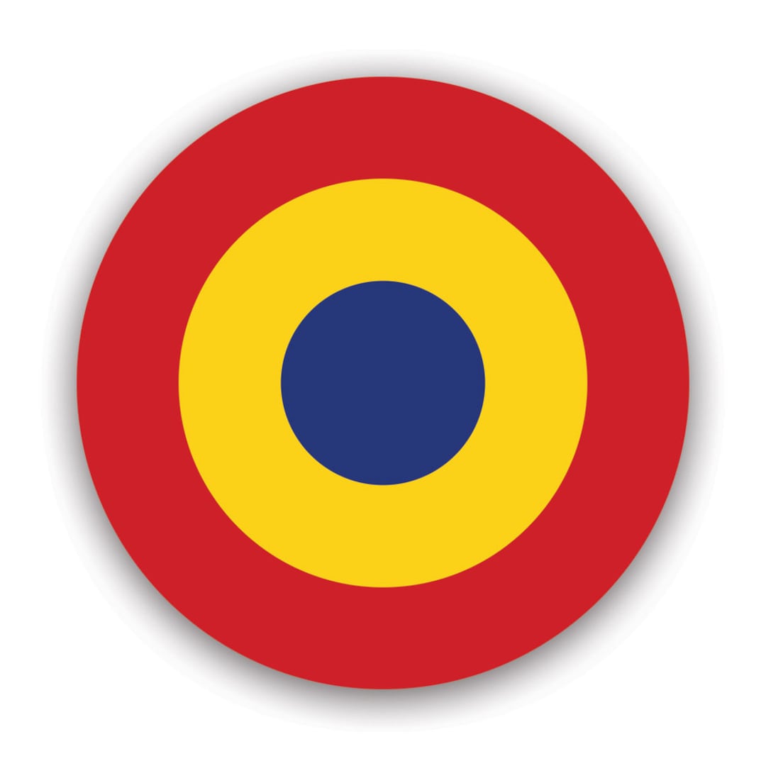 Romanian Roundel Sticker - Decal - American Made - UV Protected ...