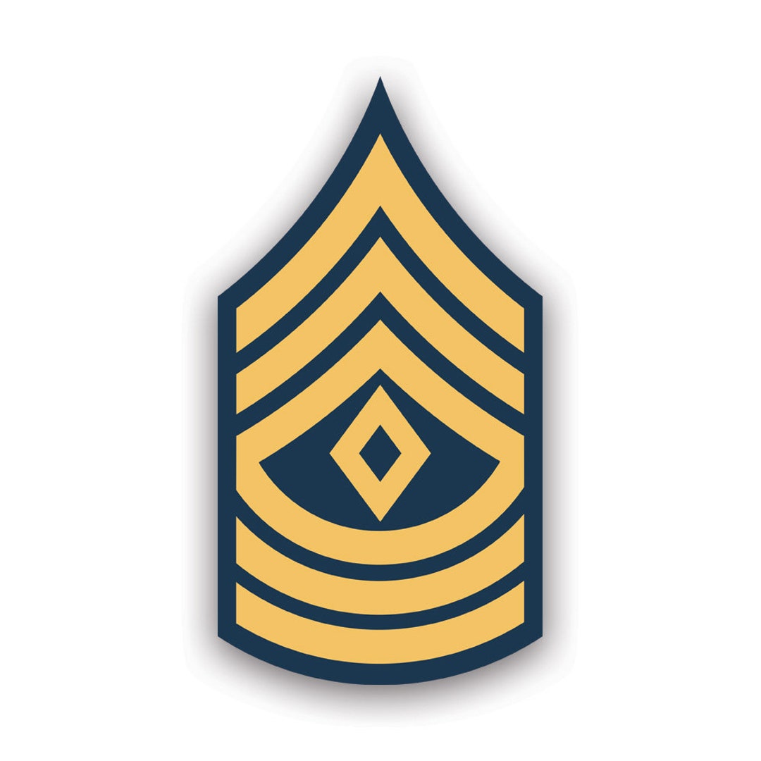 E-8 First Sergeant Insignia Sticker - Decal - American Made - UV ...