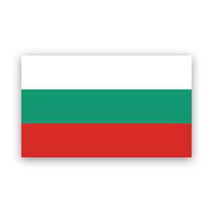 Bulgarian Flag Sticker - Decal - American Made - UV Protected Bulgaria ...