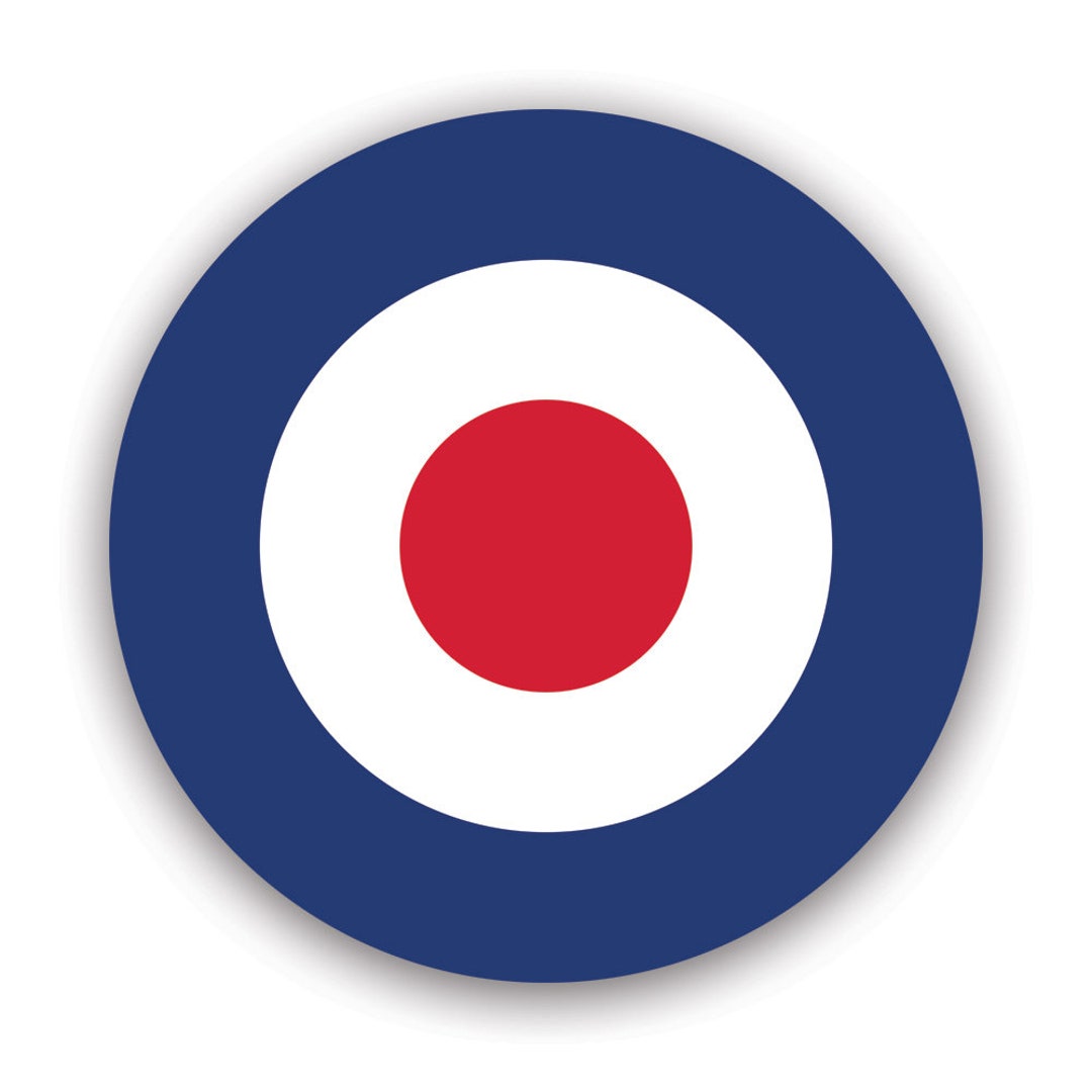 RAF Roundel Sticker Decal - Self Adhesive Vinyl - Weatherproof - Made ...