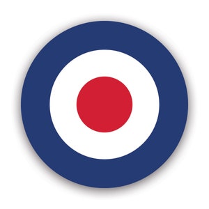 RAF Roundel Sticker Decal - Self Adhesive Vinyl - Weatherproof - Made ...