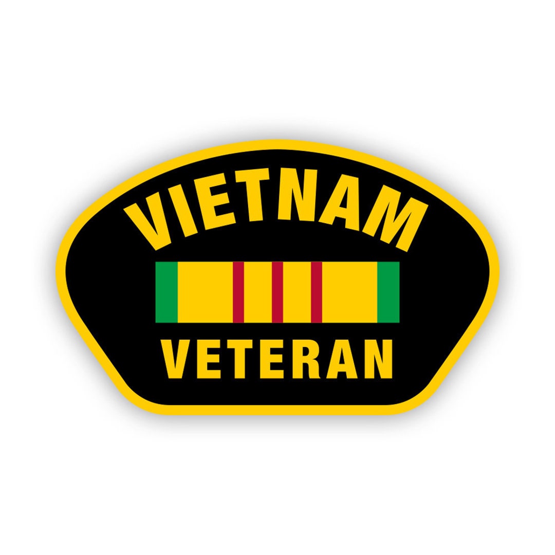 Vietnam Veteran Sticker - Decal - American Made - UV Protected - Vet ...