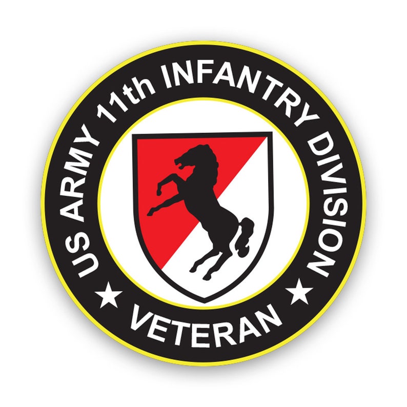 US Army 11th Armored Cavalry Regiment Veteran Sticker Decal - Etsy