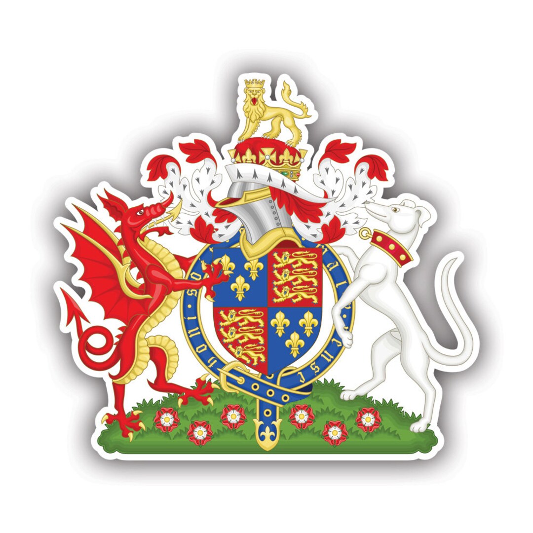 Coat of Arms of Henry VII Sticker - Decal - American Made - UV ...